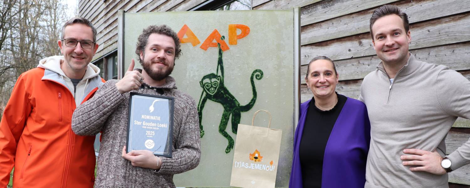 AAP genomineerd voor STER Gouden Loeki voor Goede Doelen - Stichting AAP